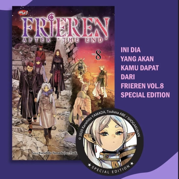 Jual SGA99 KOMIK FRIEREN : AFTER THE END 08 - SPECIAL EDITION BY KANEHITO YAMADA | Shopee Indonesia