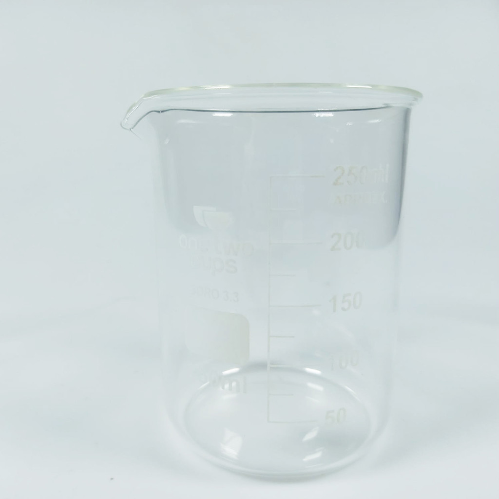 Jual One Two Cups Gelas Ukur Lab Kimia Multifungsi Borosilicate Glass ...