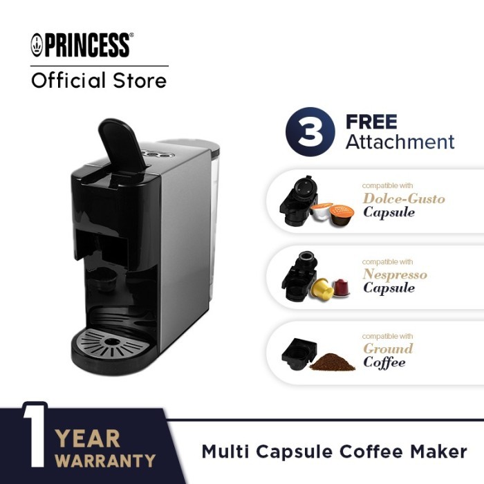 Jual Princess Coffee Machine 3in1 Multi Capsule / Mesin Kopi Multi ...