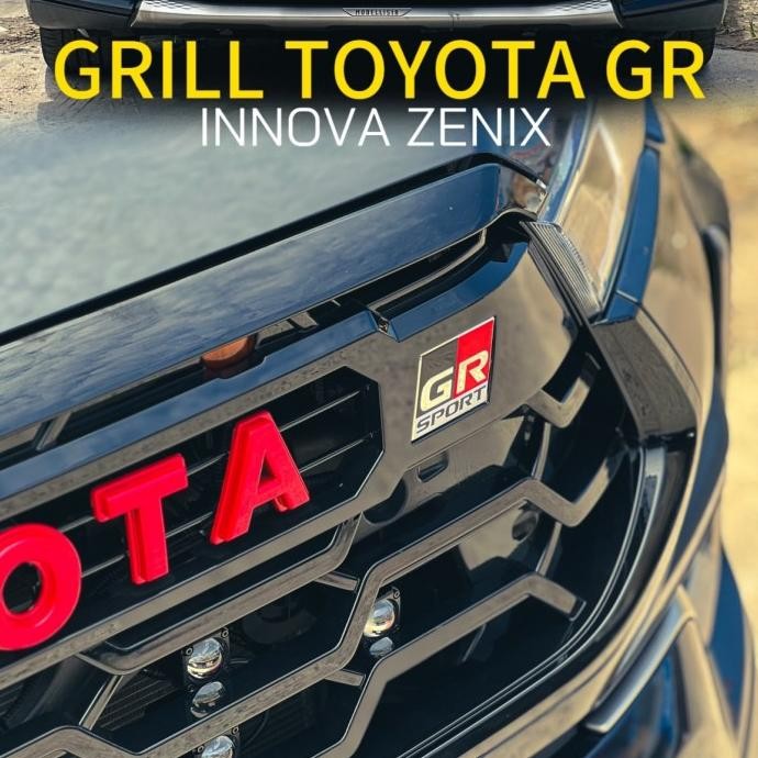 Jual Front Grill Gazzo Racing Kijang Innova Zenix 2022-2024 Ready Stock ...