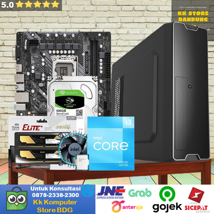 Jual BISA GOSEND! MINI PC OFFICE 12TH INTEL CORE I3 12100 RAM 8GB PC RAKITAN KANTOR KUALITAS ...