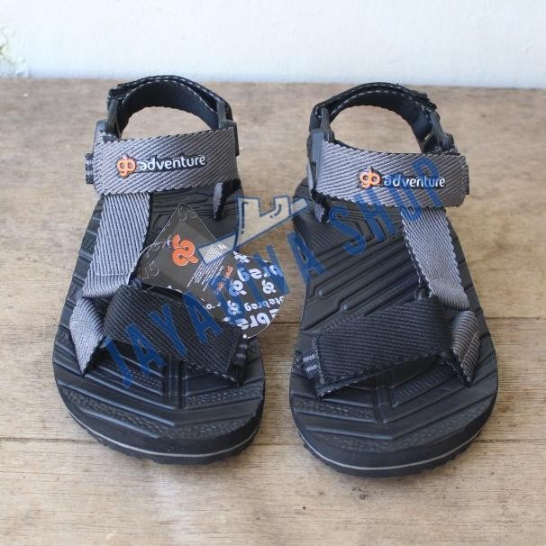 Jual Andal Gunung El Ana Grote Breg Cowo Abu | Shopee Indonesia