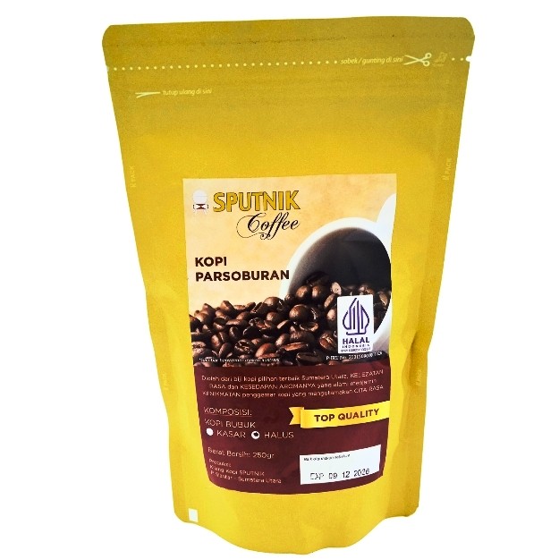 Jual S25226 SPUTNIK COFFEE ROBUSTA PARSOBURAN HALUS KOPI BUBUK 250GR ...