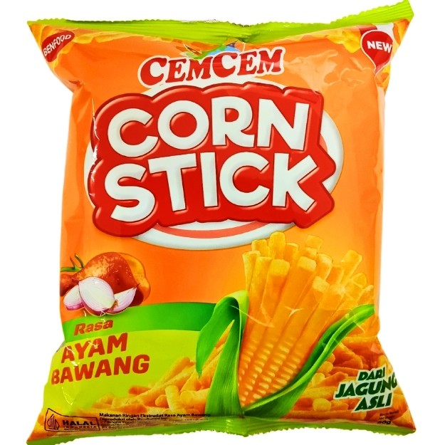 Jual S25051 CEMCEM CORN STICK AYAM BAWANG SNACK 60GR MAJU BERSAMA ...