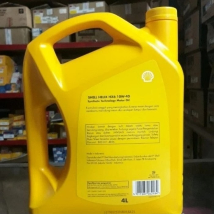 Jual SHELL HELIX HX6. 10-40 ORIGINAL SCANE BARCODE 4L | Shopee Indonesia