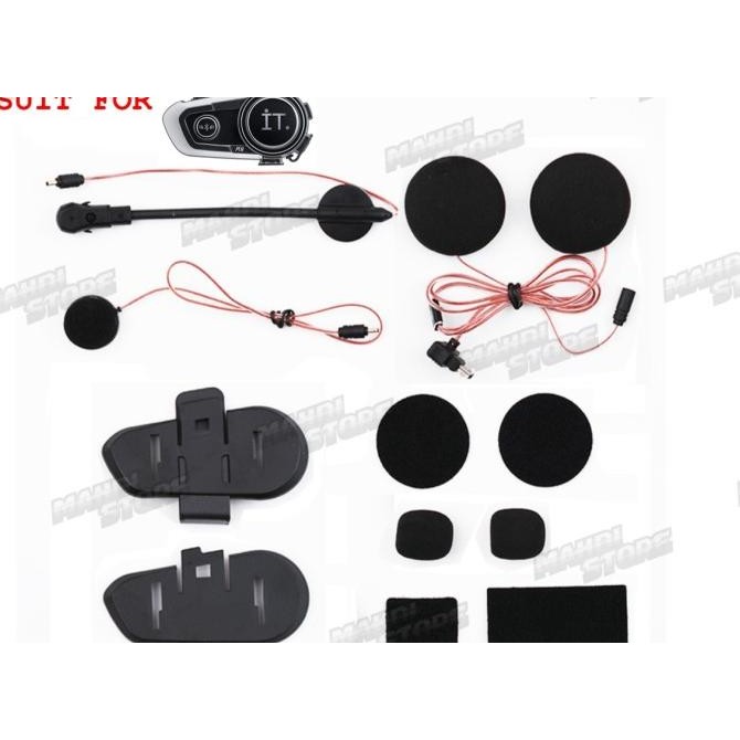 Jual Service Kit Speaker Soft Hard Mic Fullface Intercom INTERCOM IT R8 ...