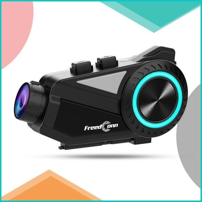 Jual Bluetooth Intercom Helm Freedconn R3 Action Cam VLOG Kamera QHD 2K ...