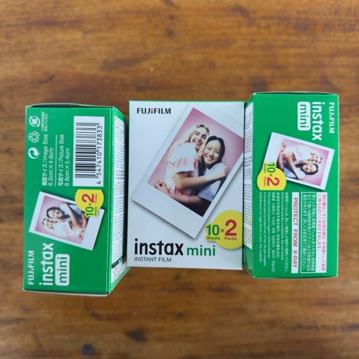 Jual Instax Mini Twinpack Refill 2x10 Sheets White Paper Fujifilm (Exp ...