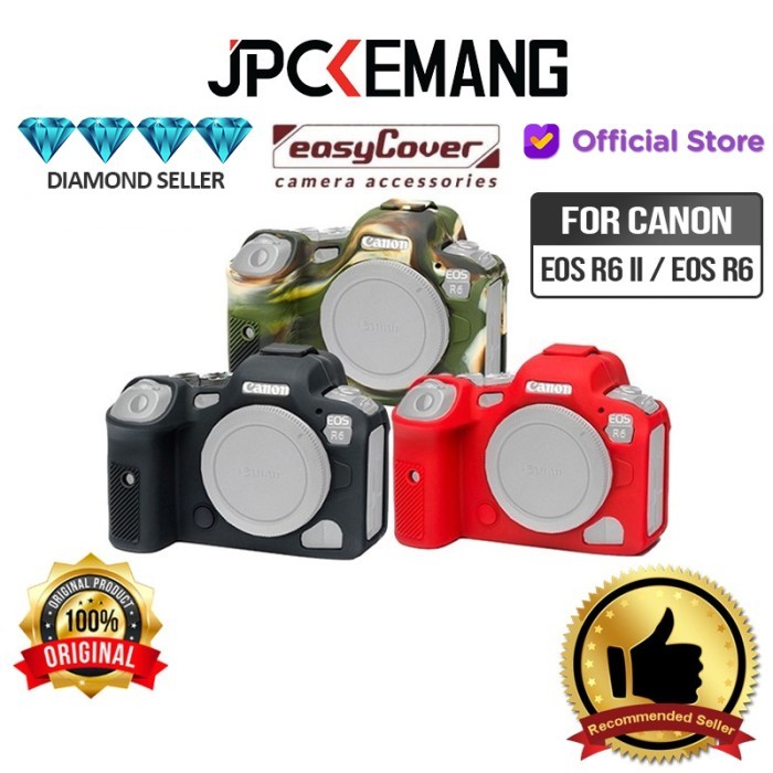 Jual Easy Cover for Canon EOS R6 II / R6 Silicone Case Canon R6 Mark II ...