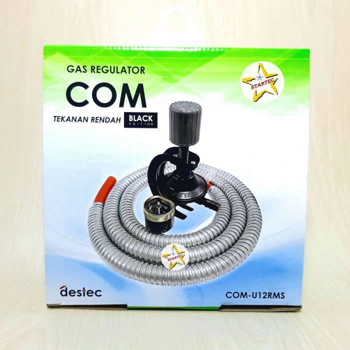 Jual REGULATOR GAS LPG DESTEC COM 201-MSS DENGAN SELANG | Shopee Indonesia
