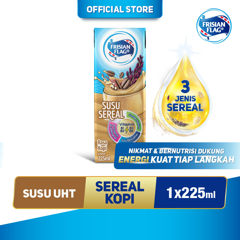 Jual Frisian Flag Susu UHT Sereal Kopi 225ml | Shopee Indonesia