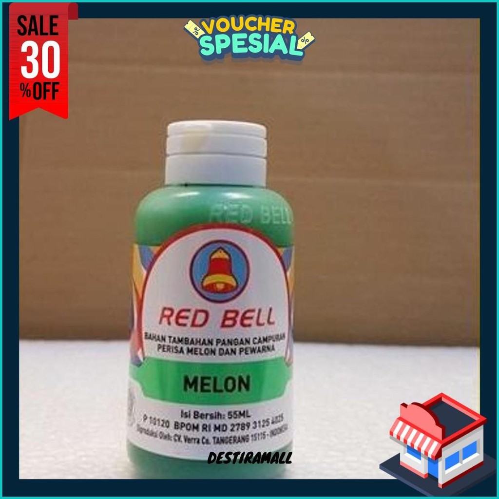 Jual Pewarna Dan Perisa Red Bell Rasa Melon 55Ml/Red Bell/Sumbo Red ...