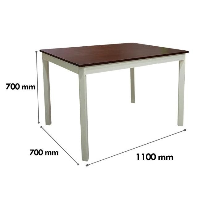 Jual Meja Makan Set 2 Bench/ Meja Makan Kayu/ Dining Table/ DS-110 WHCO ...