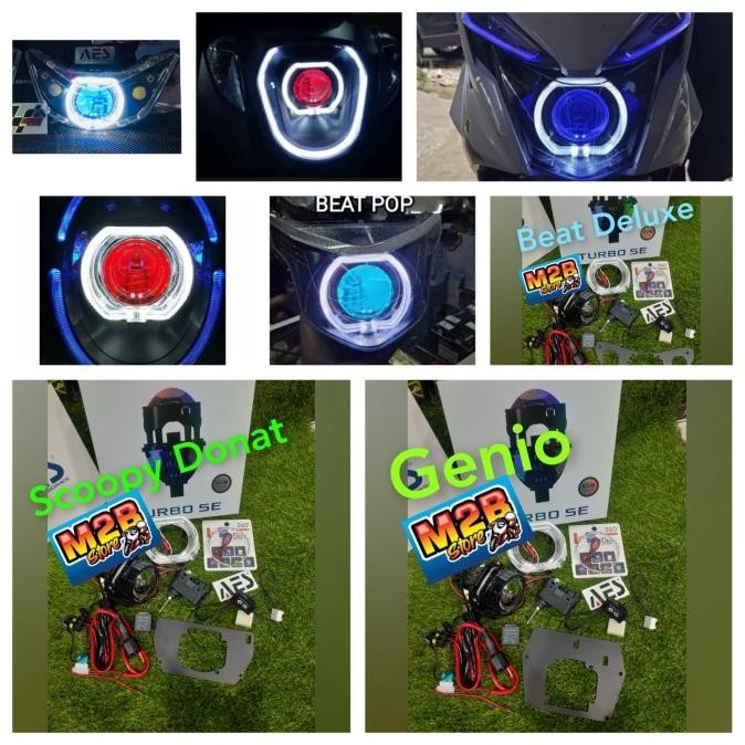 Jual Baru Komplit Biled Projie Turbo SE 2,5 inch Genio Beat Deluxe ...