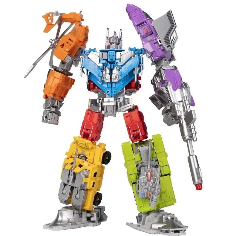 Jual 7 In 1 Transform Bruticus Combined Robot Toys Alloy Robot ...