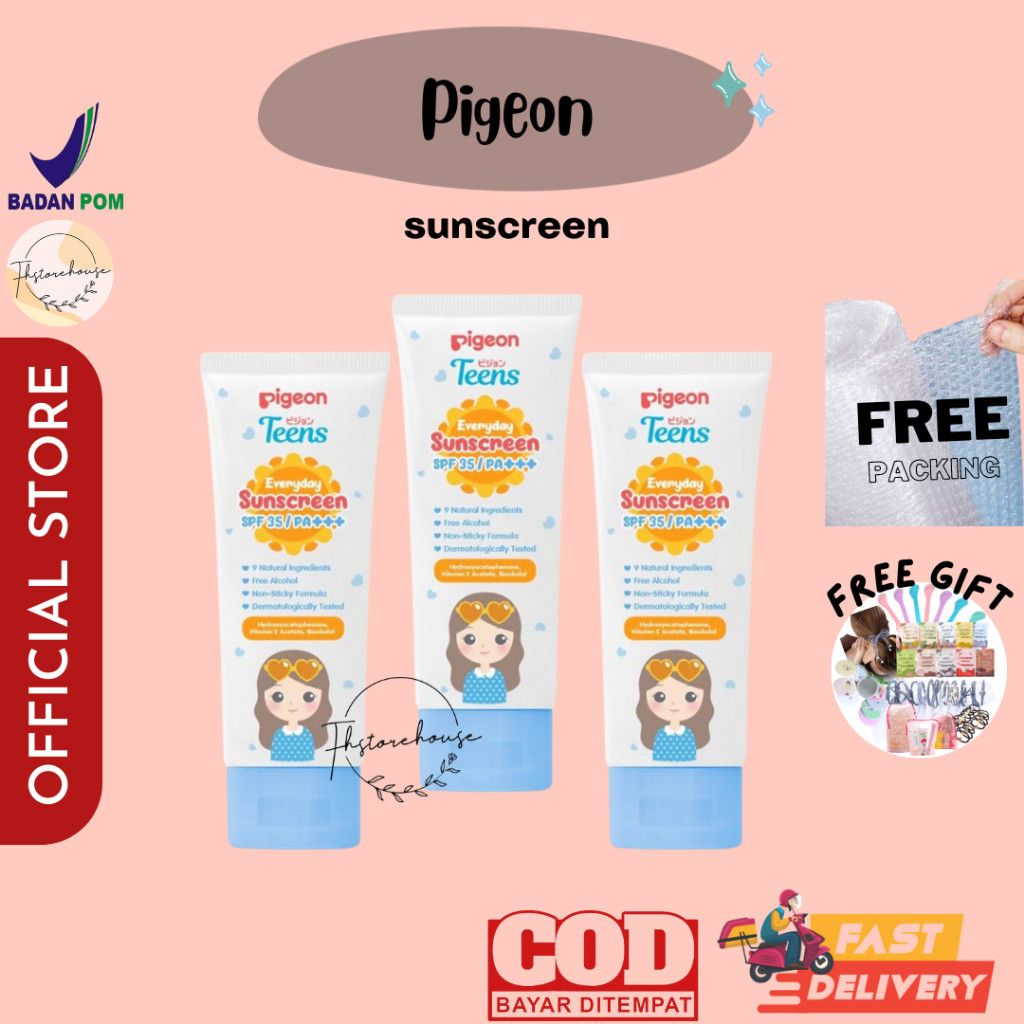 Jual [ FHSTORE ] PIGEON TEENS EVERYDAY SUNSCREEN SPF 35/PA+++ 30ML ...