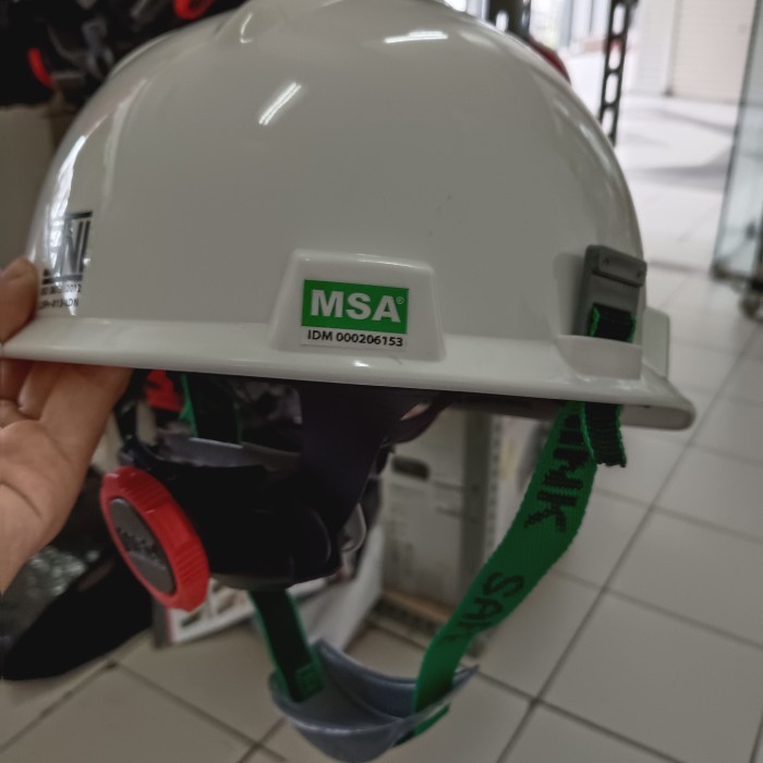 Jual HELM SAFETY MSA FULL SET / HELM KERJA PROYEK WARNA PUTIH - SNI ...