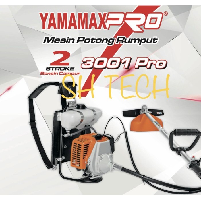 Jual TERBARU! MESIN POTONG RUMPUT GENDONG YAMAMAX PRO 3001 PRO 2 TAK 2 ...
