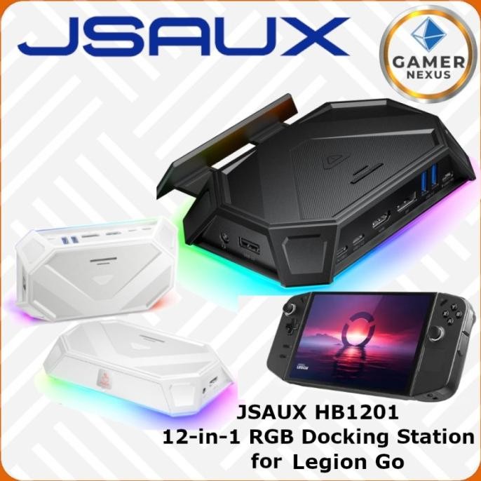 Jual JSAUX HB1201 12-in-1 RGB Docking Station for Legion Go USB HUB ...