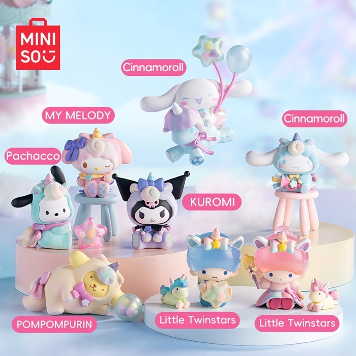 Jual Miniso X Sanrio Blind Box Kuromi Action Figure Ornamen Kotak Buta Seri Fantasy Paradise ...