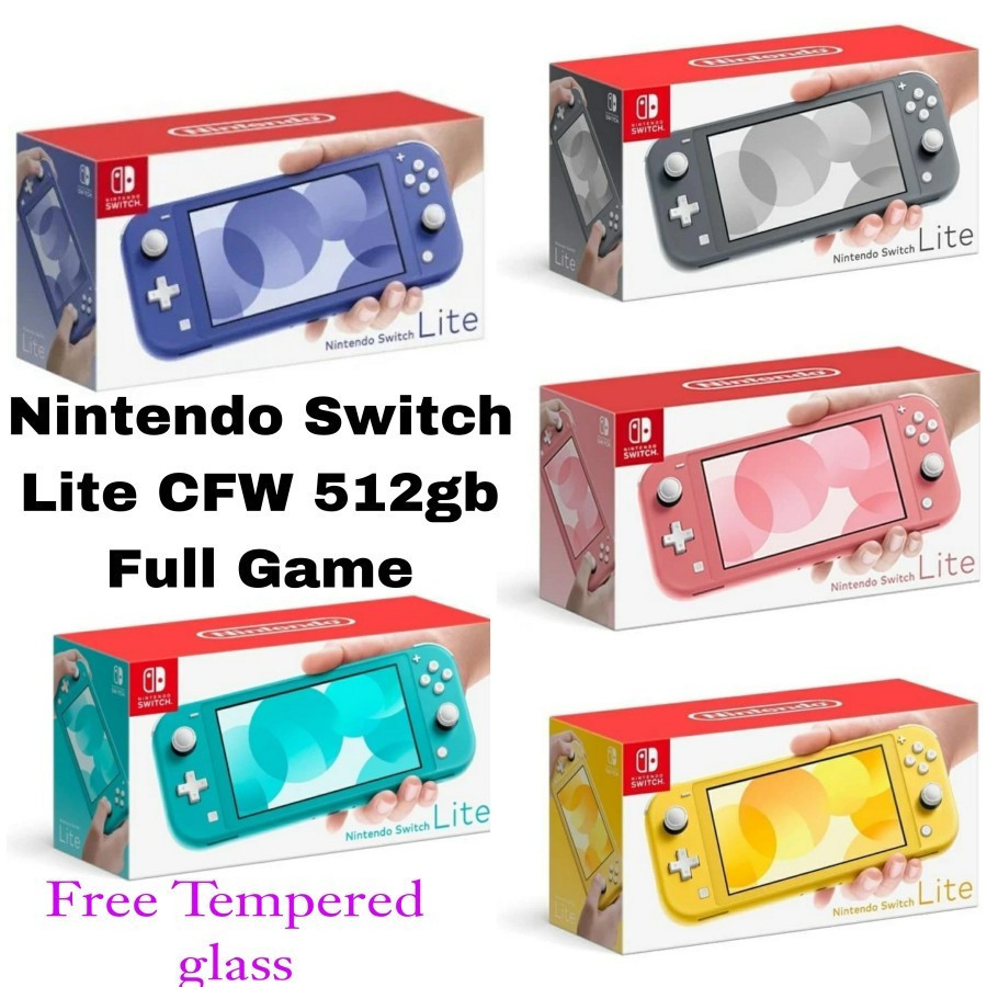 Jual Nintendo Switch Lite CFW Memori 128GB 256GB 512GB 1TB Isi Full ...