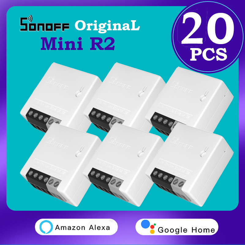 Jual 1/2/20 SONOFF mini r2 smart Switch diy wifi Wiress Switch | Shopee ...
