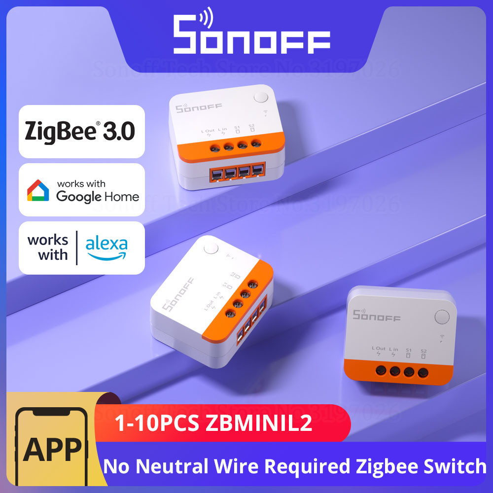 Jual SONOFF ZBMINIL2 Extreme Zigbee No Neutral Wire Smart Switch ...
