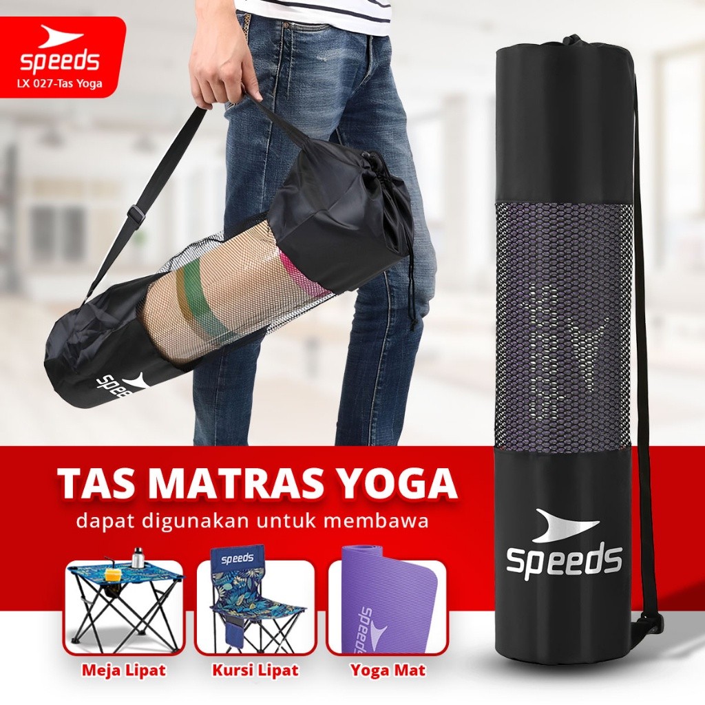 Jual SPEEDS Tas Matras Yoga Water Resistance Mesh Bag Anti Air Tas Yoga ...