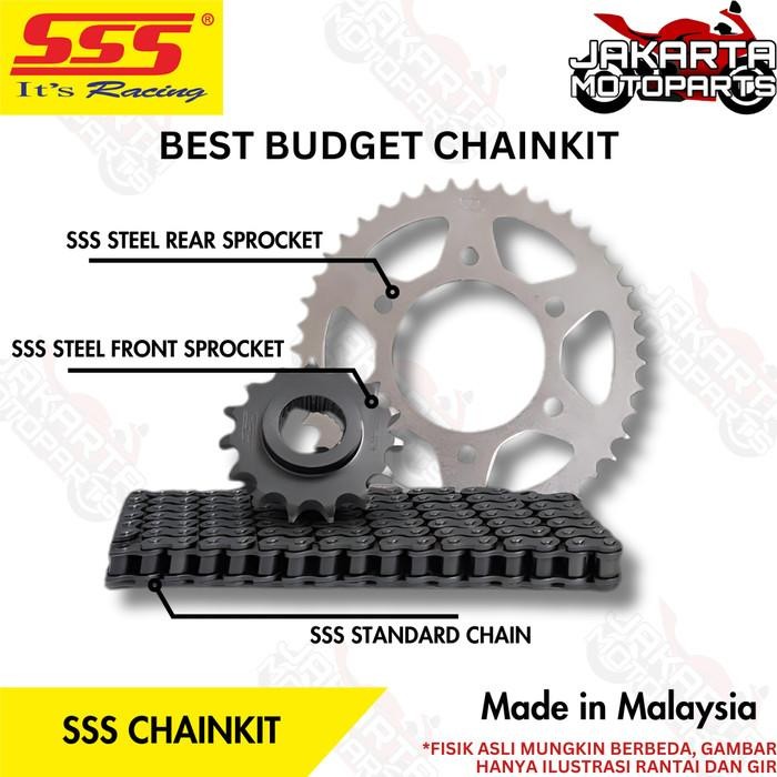 Jual Gearset Sss Chainkit Crf150 Crf 150 428H Terlaris 100 % Original | Shopee Indonesia