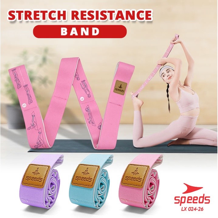 Jual SPEEDS Yoga Strap 8 Loops Yoga Stretching Exercise Strap Woven ...