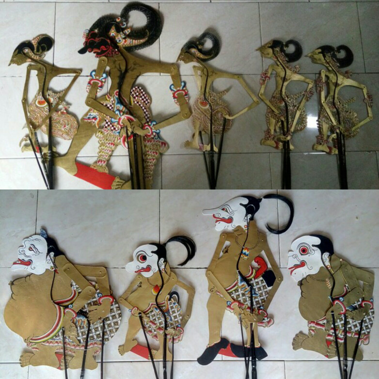 Jual WAYANG KULIT PANDAWA LIMA DAN PUNAKAWAN (KUALITAS 1) | Shopee ...