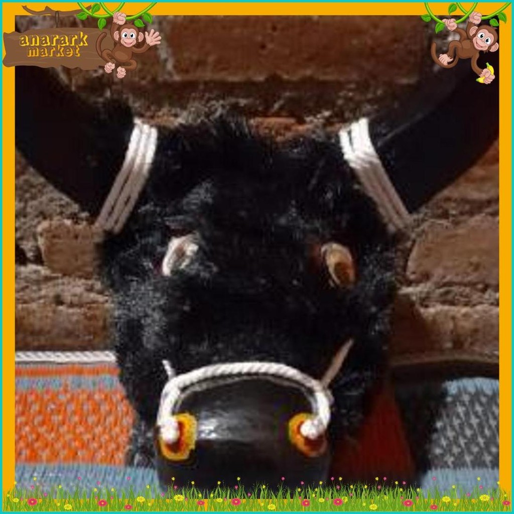 Jual Mainan Tradisional | Bantengan Mata Menyala | Bulu Korea | Banteng ...