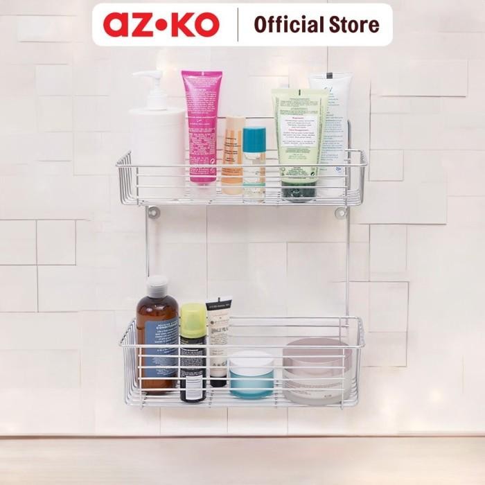 Jual Azko Stora Bath Rak Dinding Kamar Mandi Stainless Steel Ys-187 ...