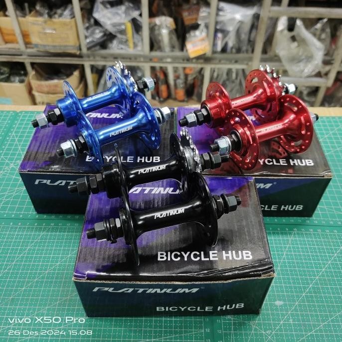 Jual HUB Fixie Platinum Bearing Loncher 36 Hole + Cog Doltrap Dan ...