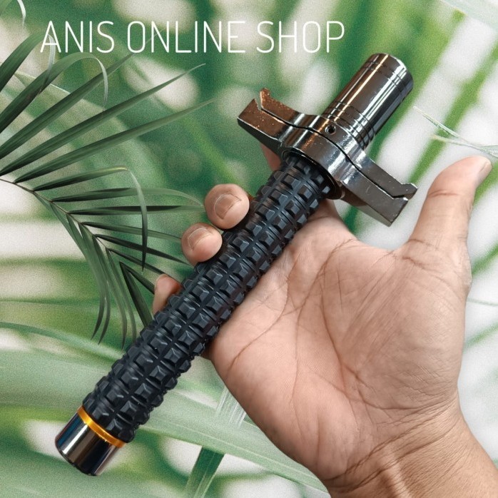 Jual Jual Baton Stick titanium solid steel / long baton stick | Shopee ...