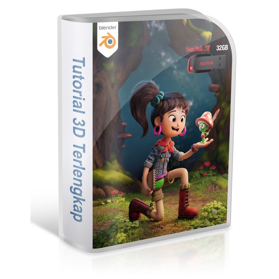 Jual FD32GB Video Tutorial Mastering Blender 3 SubtitleIndonesia 3D ...