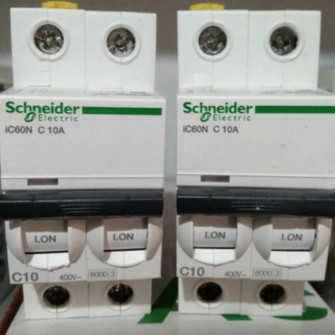 Jual MCB Miniature Circuit Breaker 2Pole 2Phase iC60N 10A 2 Pole 2 Phase 6ka 10A iC60N 2P 10A ...