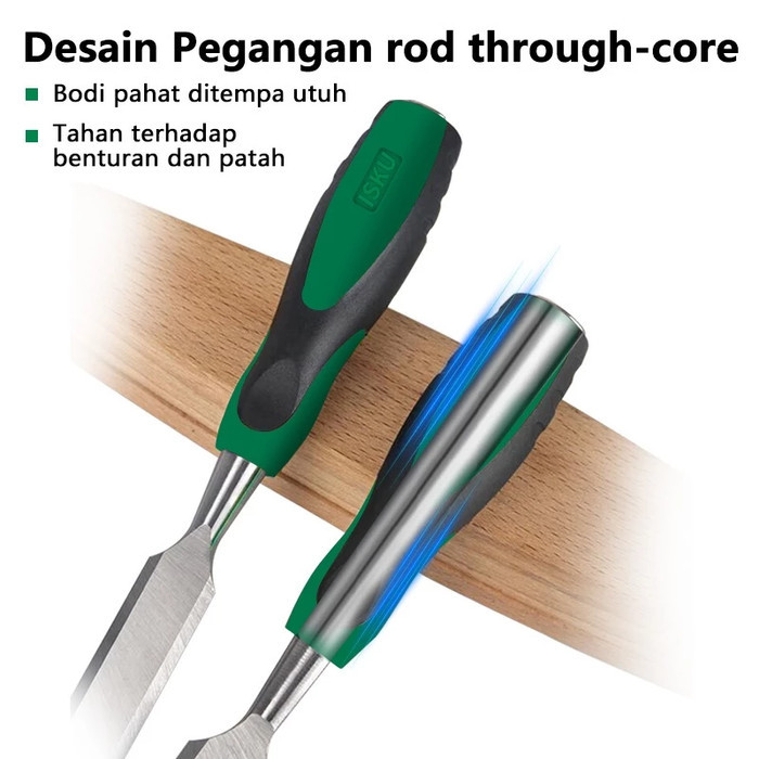 Jual Isku Pahat Kayu 1/4'' 3/8'' 1/2'' 5/8'' 3/4'' 1' Pahat Pemahat ...