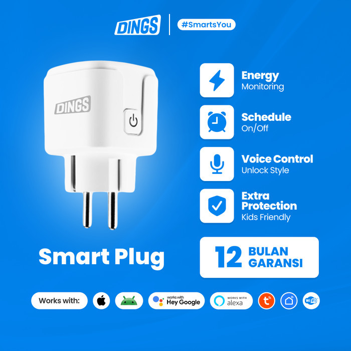 Jual ELT DINGS SMART PLUG WIFI COLOKAN LISTRIK PINTAR SMART HOME SGA ...