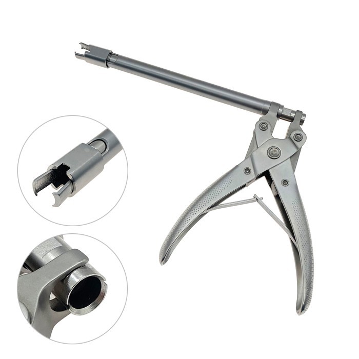 Jual Gun-Type Nail Holding Forceps for Spinal Lumbar Vertebra Frog Type ...