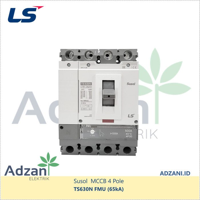 Jual Mccb 4P 500A 65Ka Ts630N Fmu Ls Susol Lsis | Shopee Indonesia