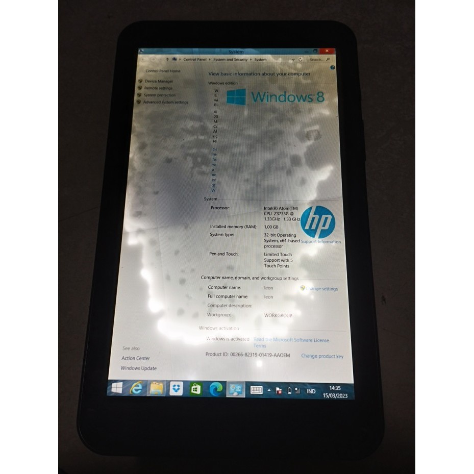 Jual HP Stream 8 Windows Tablet bekas | Shopee Indonesia