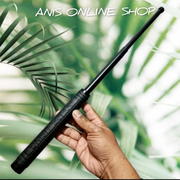 Jual baton police stick / tongkat stik polisi 2 grip / pentungan besi ...