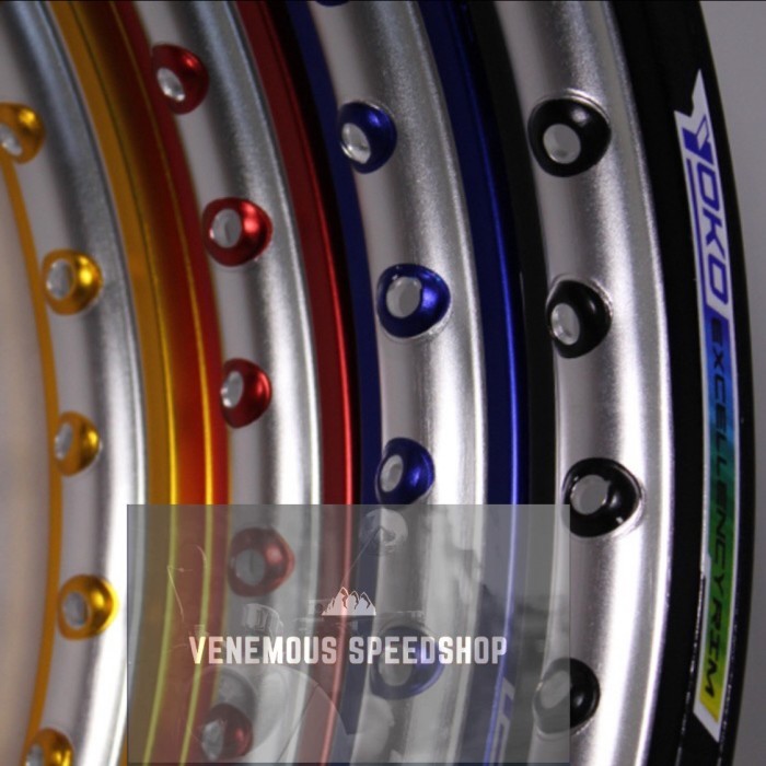 Jual Velg Yoko Alumunium Two Tone Set Ukuran 140X17-160X17 (2Pcs ...