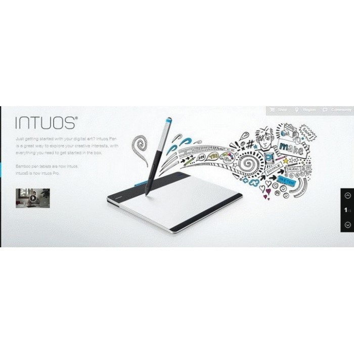 Jual Wacom Intuos Pen CTL-480 " The New Generation of Wacom Bamboo Pen ...