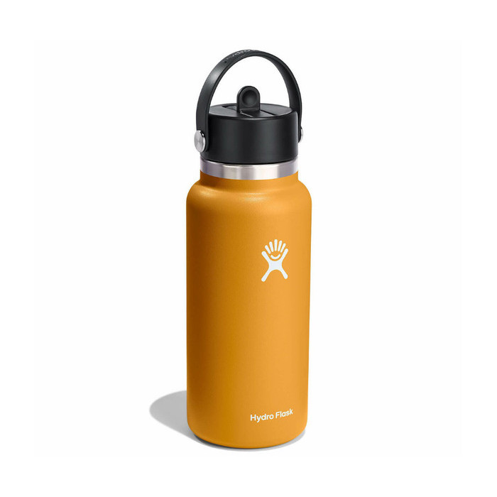 Jual Botol Minum Stainless Hydro Flask Wide Mouth Flex Straw 32 oz ...
