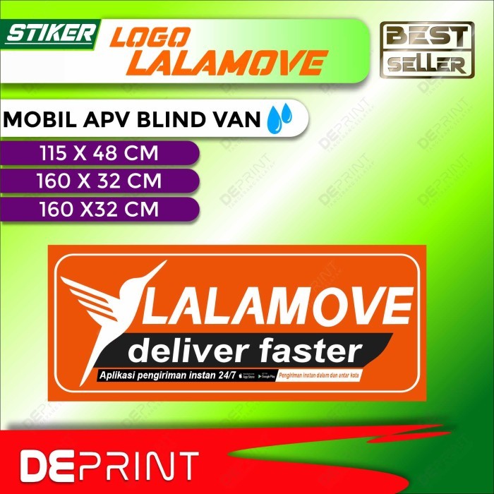 Jual Stiker Lalamove Mobil Apv Blind Van Bebas Ongkir | Shopee Indonesia