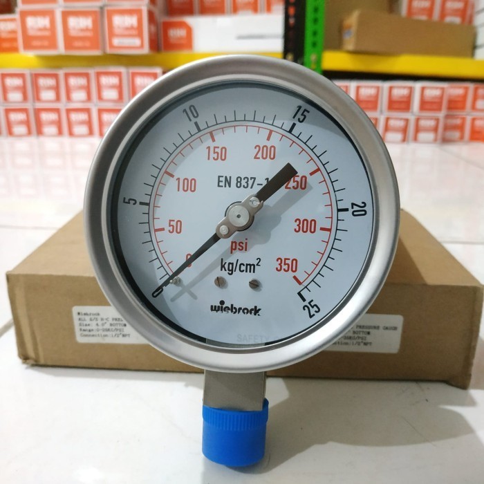 Jual Terbaik In Kelasnya Pressure Gauge 4 Inch 10 Bar Model Raket Full Stainless | Shopee Indonesia