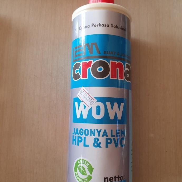 Jual Promo Lem Kayu, HPL, PVC Sheet Merek Crona WOW 600 gram COD | Shopee Indonesia