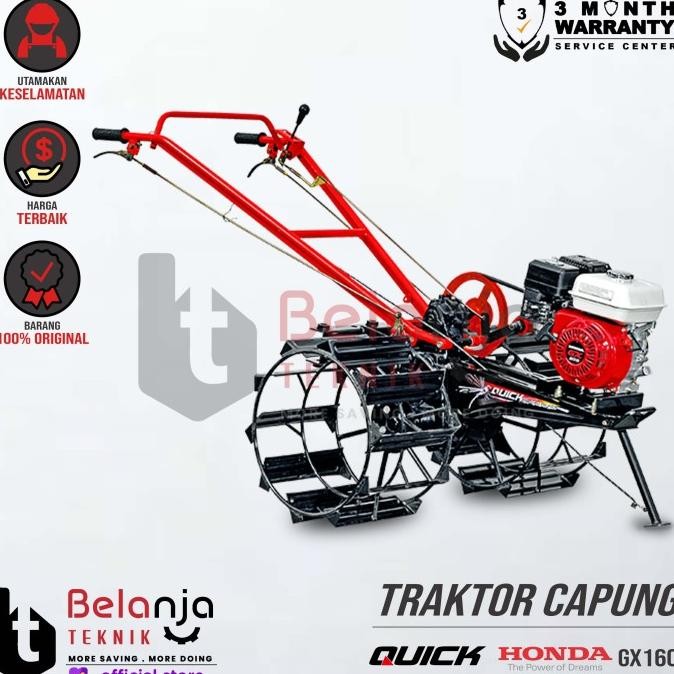 Jual MESIN TRAKTOR - QUICK CAPUNG METAL + MESIN ENGINE HONDA GX 160 ...